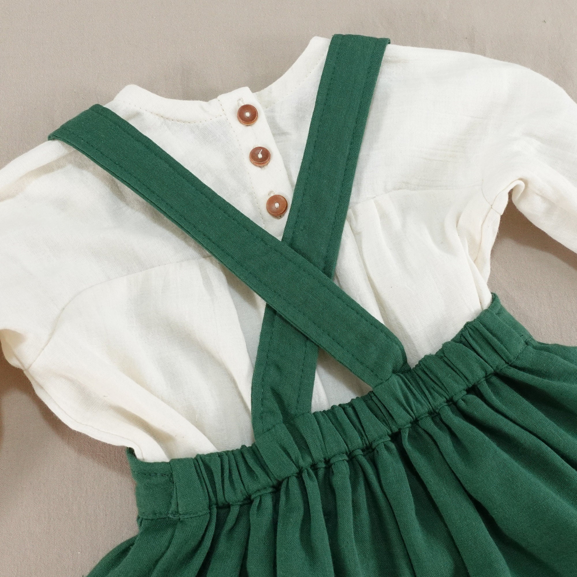 Girl and Baby Pinafore Dress Pattern Apron Dress PDF Sewing | Etsy