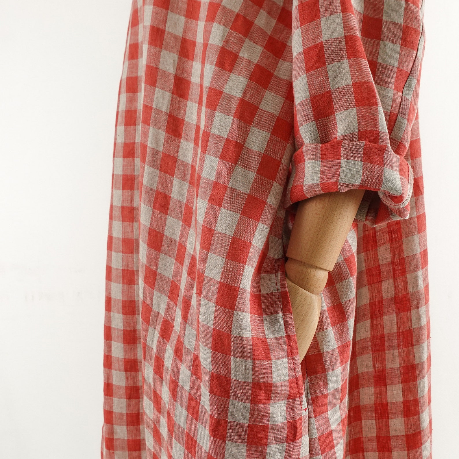 Easy Pattern A Line Loose Fit Dress PDF Sewing Pattern for Women V-neck ...