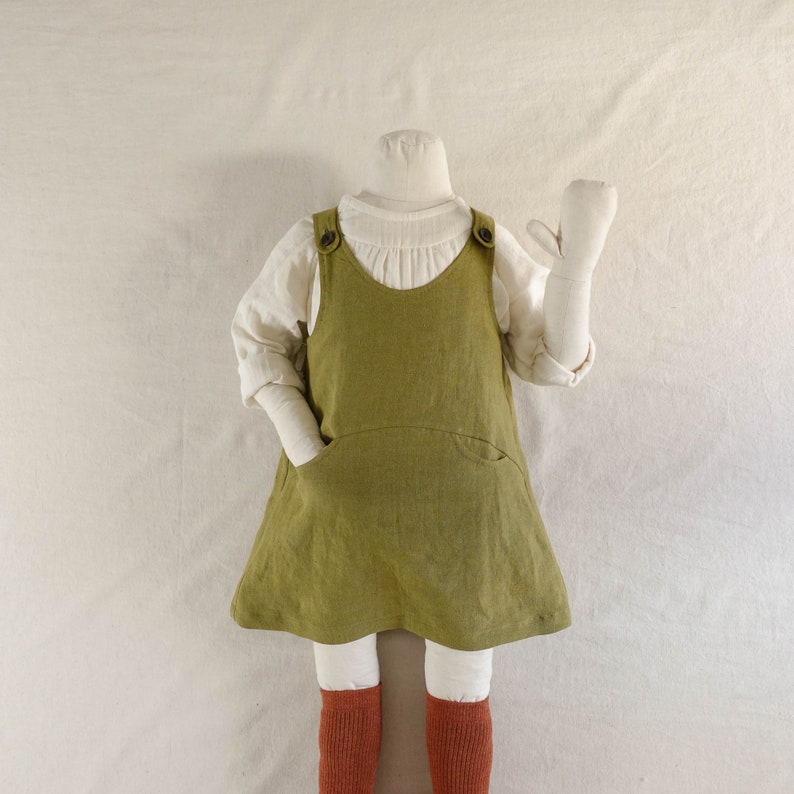 Easy Girl Pattern A Line Overall Jumper Dress PDF Sewing - Etsy