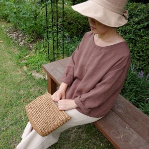 Easy Pattern | Drop Shoulder Oversized Top PDF Sewing Pattern for Women ...