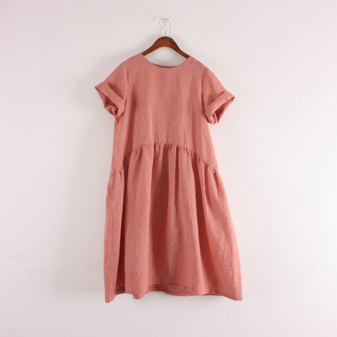 Easy Pattern A-line Round Waist Gathered Dress PDF Sewing - Etsy