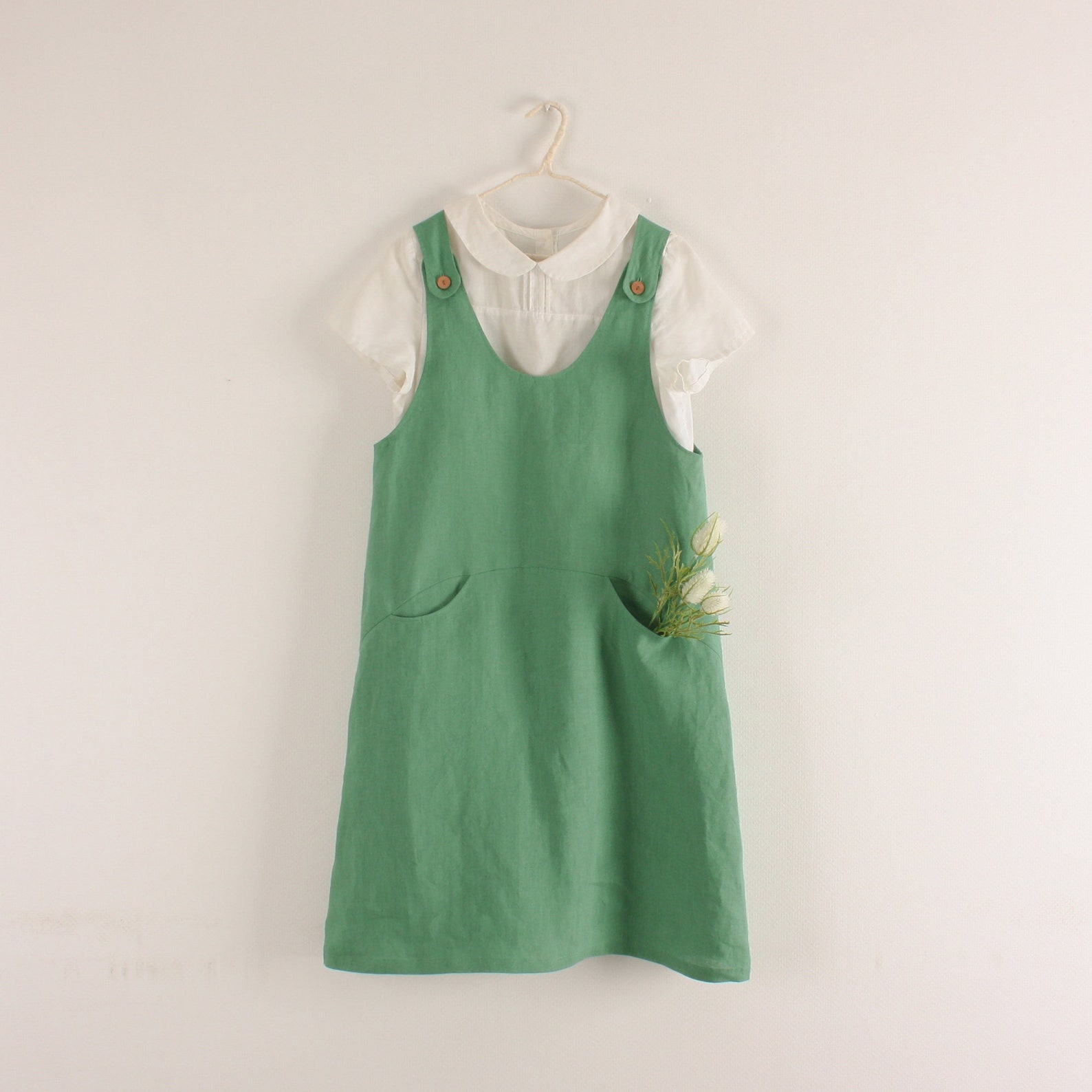 Easy Pattern A Line Overall Dress PDF Sewing Pattern for Women Dress ...