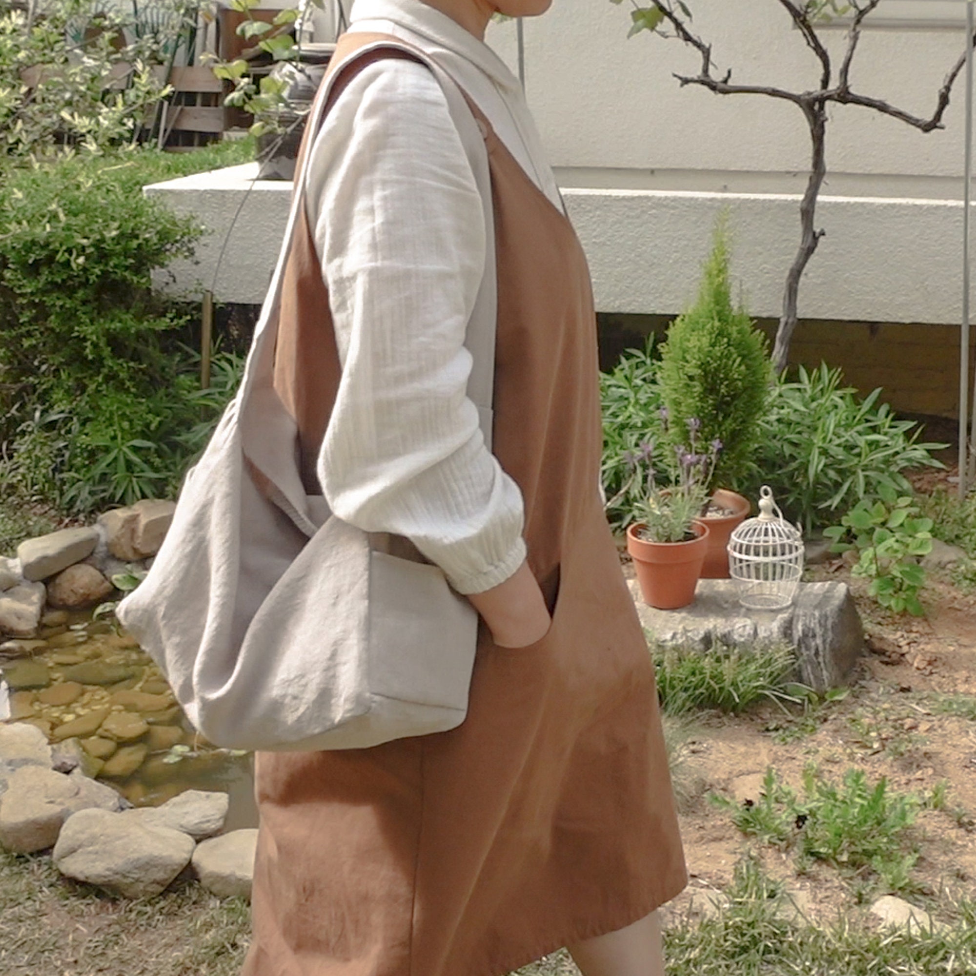 Side Pocket Shoulder Bag Sewing Pattern Hobo Bag Easy Sewing - Etsy UK