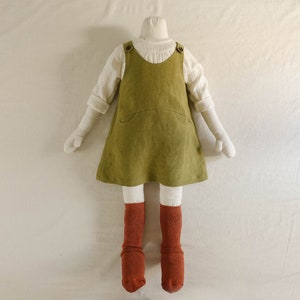 Easy Girl Pattern | A Line Overall Jumper Dress PDF Sewing Pattern for ...