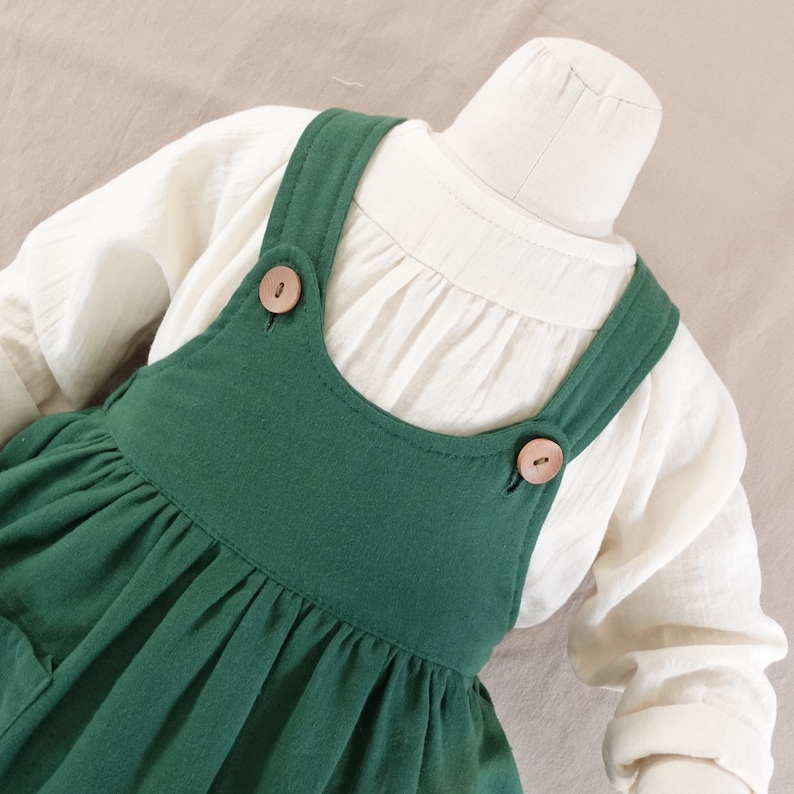 Girl and Baby Pinafore Dress Pattern Apron Dress PDF Sewing - Etsy