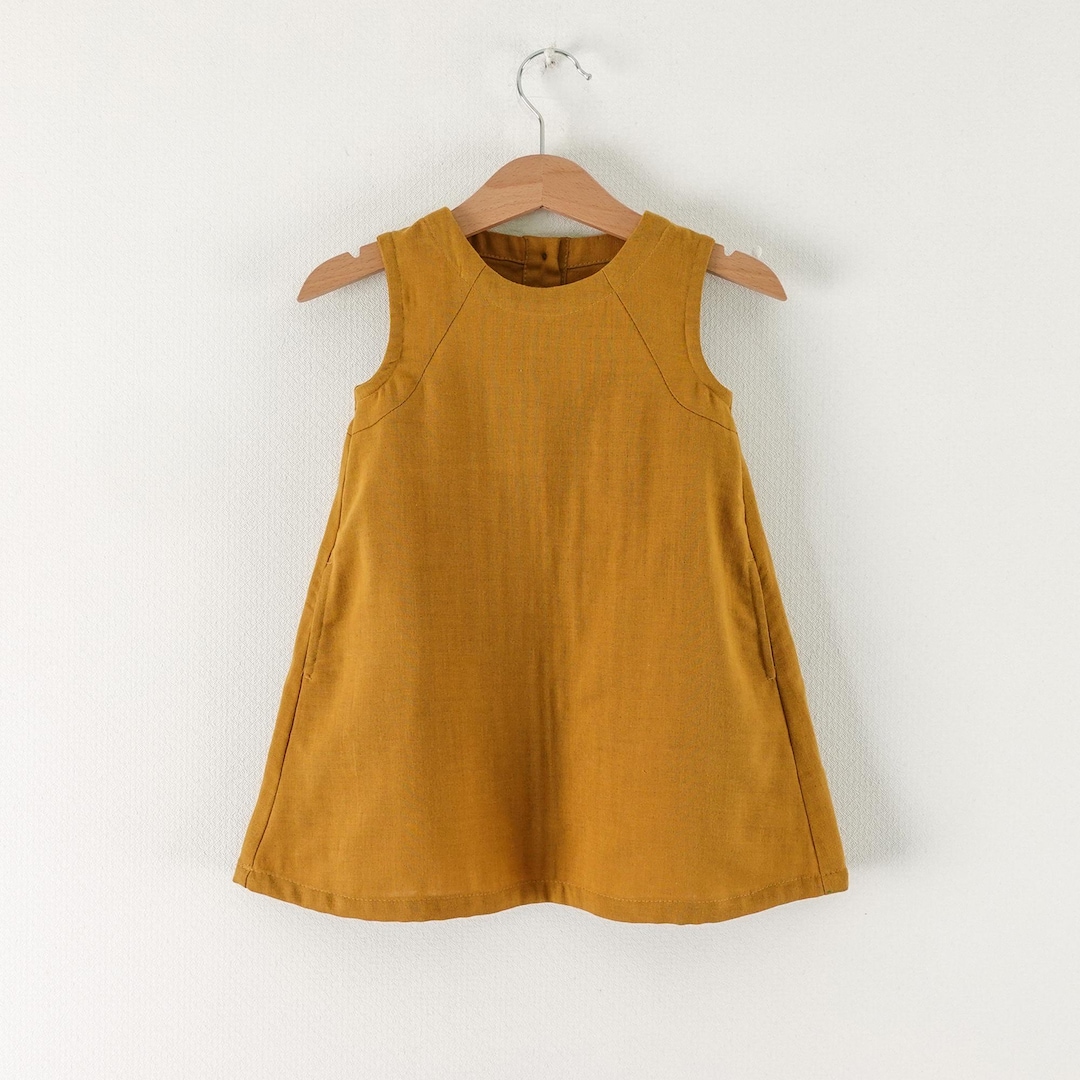 Girl's A-line Tank Top Dress Sewing Pattern (PDF) - Etsy
