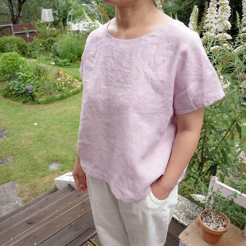 Easy Pattern Drop Shoulder Oversized Top PDF Sewing Pattern - Etsy