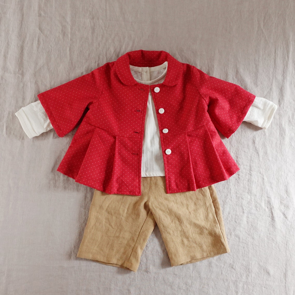 Easy Jacket for Baby and Girl PDF Sewing Pattern Kids Collar | Etsy