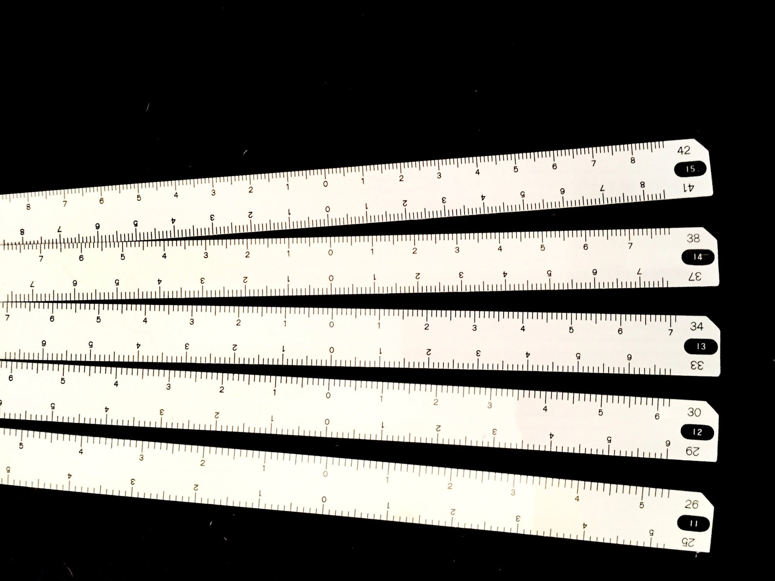 Silver Reed KR6 KNIT CONTOUR - Stitch Scale Set "0" Center 11-16 Mfg ...