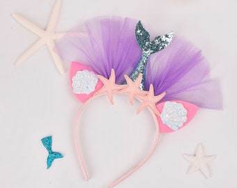 Starfish Headband Under the Sea Ocean Beach Theme Birthday - Etsy