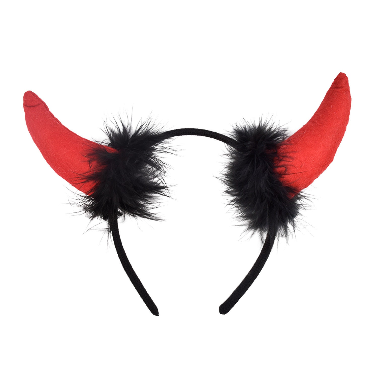 Devil Horns Headbanddevil Costume Cosplay Devil Ears Devil | Etsy
