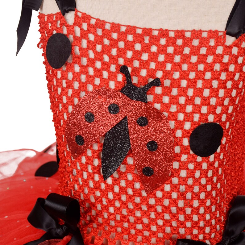 Ladybug Tutu Costume for Girlskids Birthday Party Tutu | Etsy