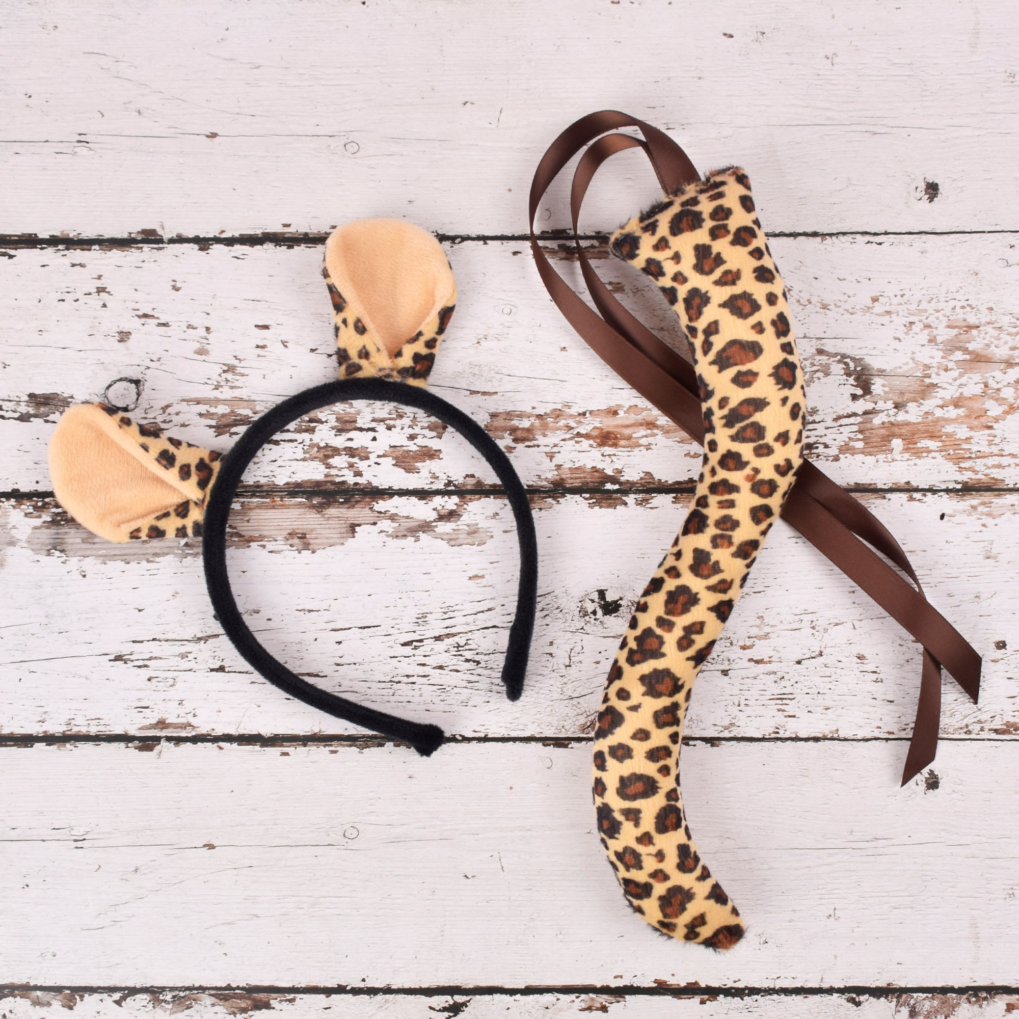 Zebra/leopard/tiger Ears and Tail Set Jungle Zoo Animal Theme - Etsy UK