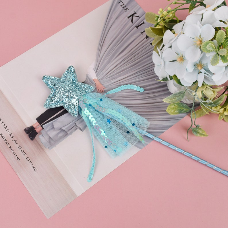 Magical Shimmer Star Wands Fairy Princess Wandgirls Costume - Etsy UK