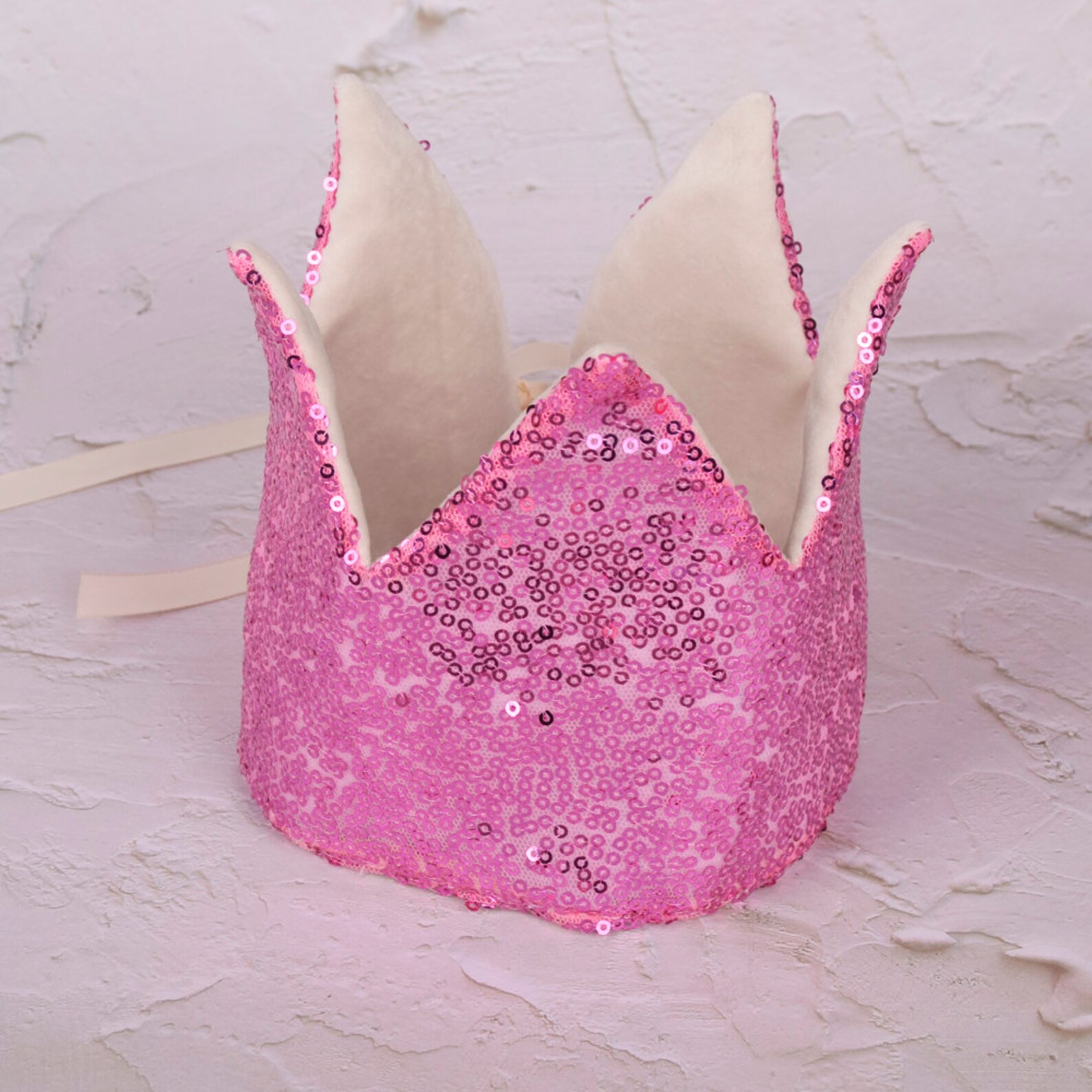 Birthday Crown Velvet Crown Dress Up Princess Crownsequins | Etsy