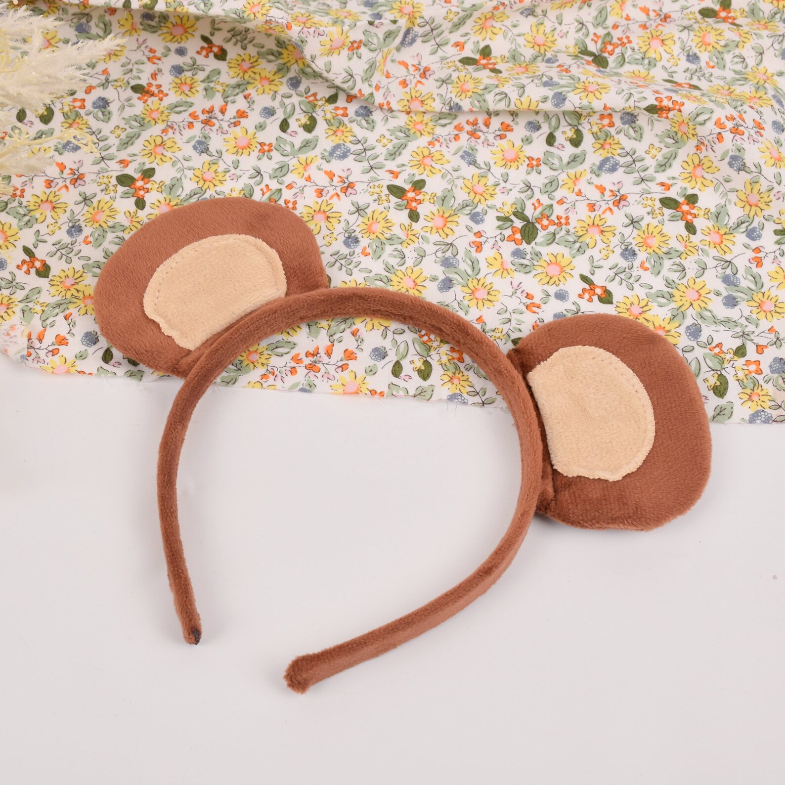 Monkey Ears and Tail Set Jungle Zoo Animal Theme Headband | Etsy