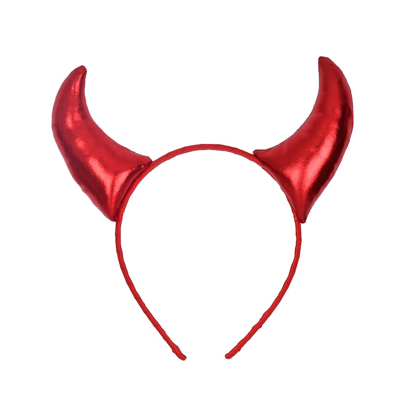 Devil Horns Headbanddevil costume cosplay devil ears devil | Etsy