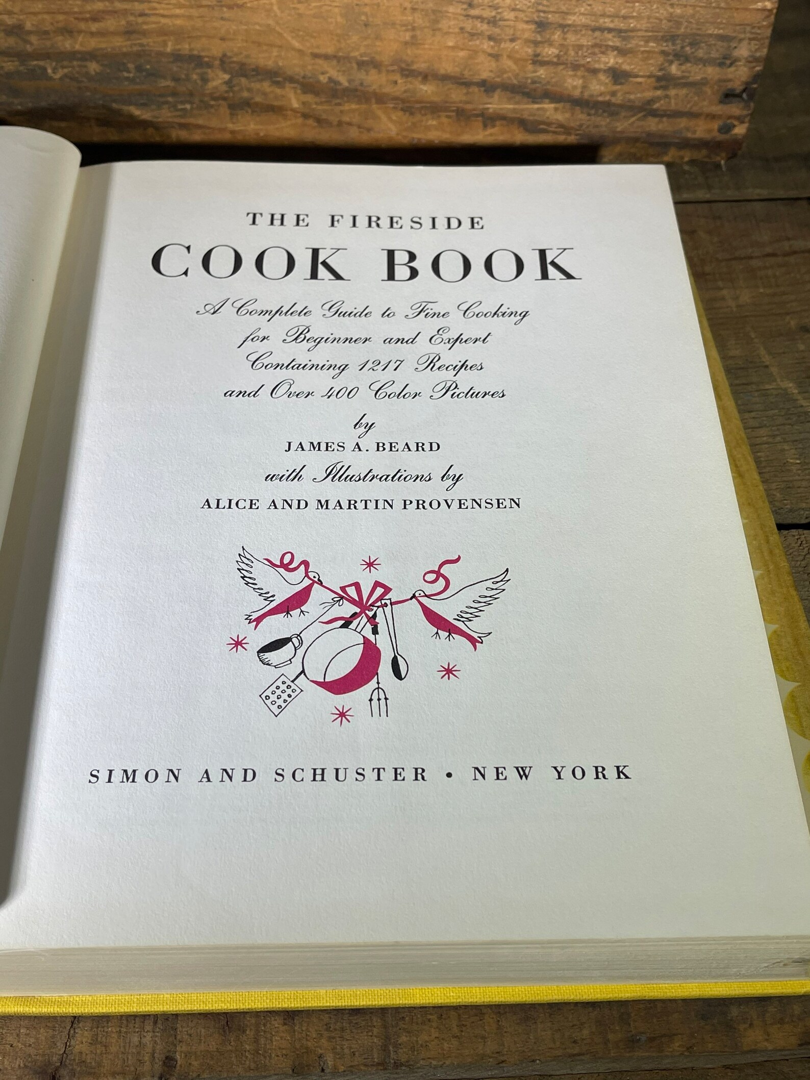 The Fireside Cook Book by James A Beard - 1949 Eighth Printing ...