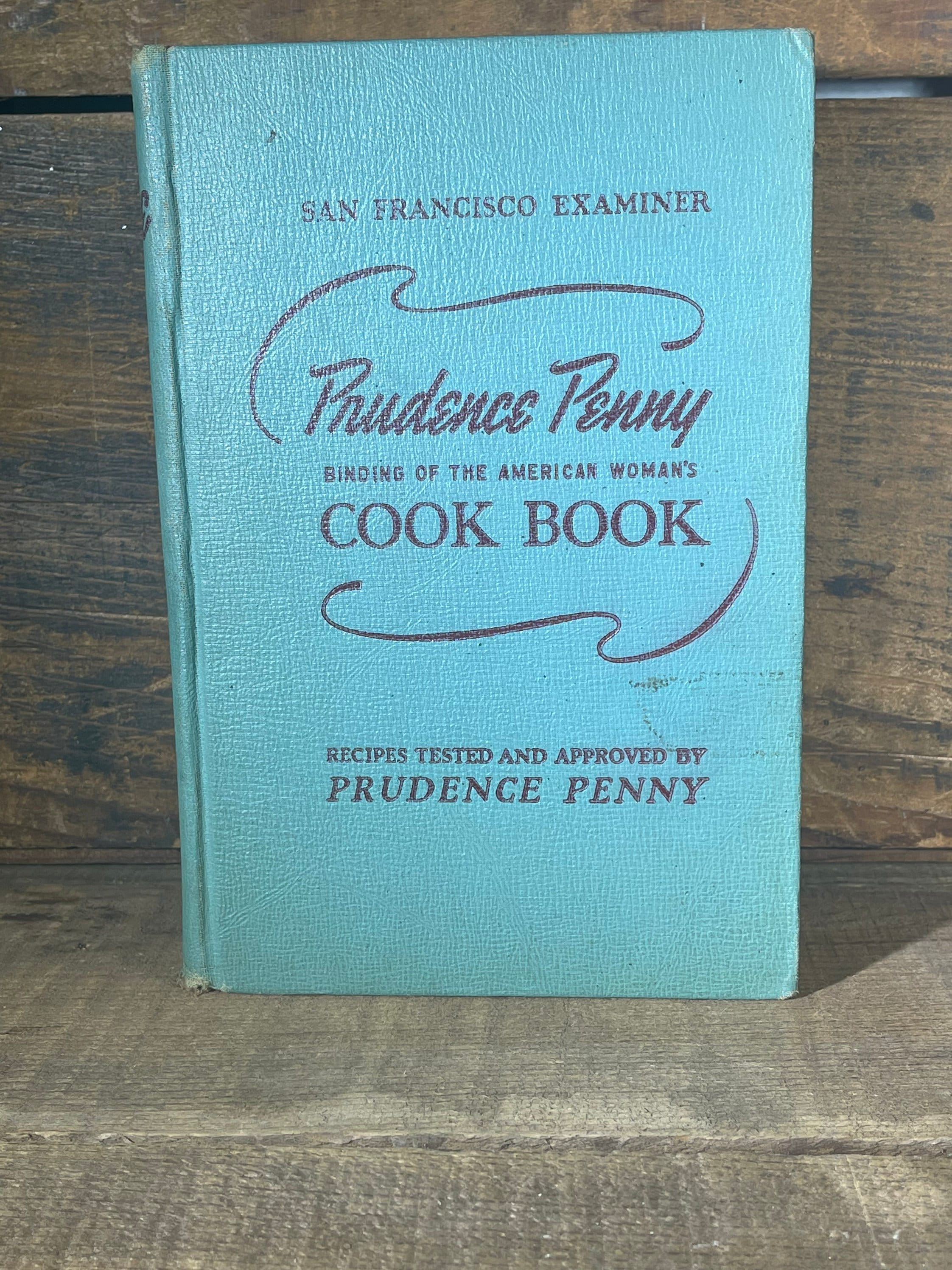 Prudence Penny Cook Book * 1954 * Vintage Cookbook * FREE SHIPPING ...