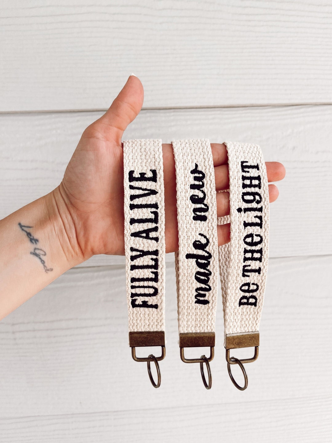 Embroidered Key Fobs Fully Alive Key Fob Made New Key Fob - Etsy