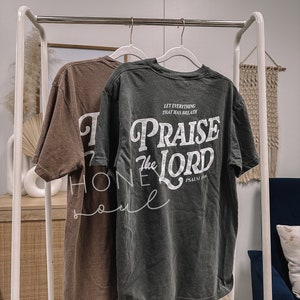 ORIGINAL Let Every Breath Praise the Lord Tee Screen Print Tshirt ...