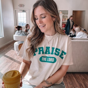 Praise the Lord Graphic T-shirt Christian Screen Print TEE Christian ...