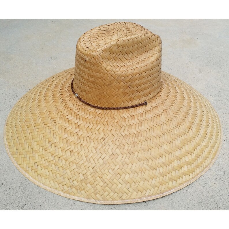 Extra Big Size Straw Hat With Adjustable Chin String for | Etsy
