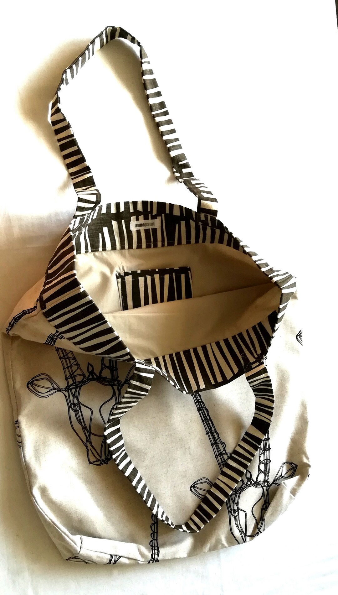 Seriously Big Shopper- Wire Buck- Design Team Fabric- Beach Bag- Tote ...