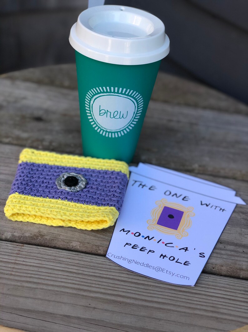 Cozy/crocheted/the One With Monicas Peephole/friends - Etsy