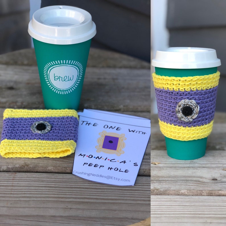 Cozy/crocheted/the One With Monicas Peephole/friends - Etsy