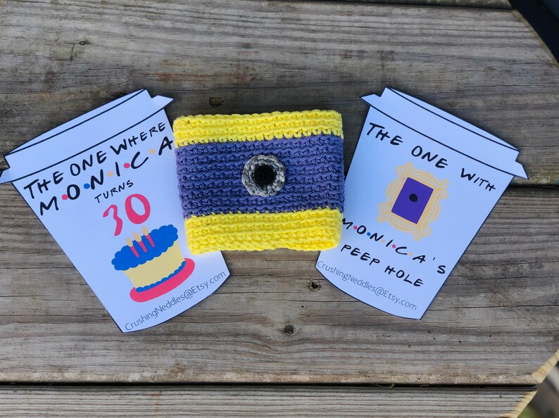 Cozy/crocheted/the One With Monicas Peephole/friends - Etsy