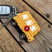 Keychain/crocheted/handmade/school Bus Driver/yellow/stop Sign/wheels ...