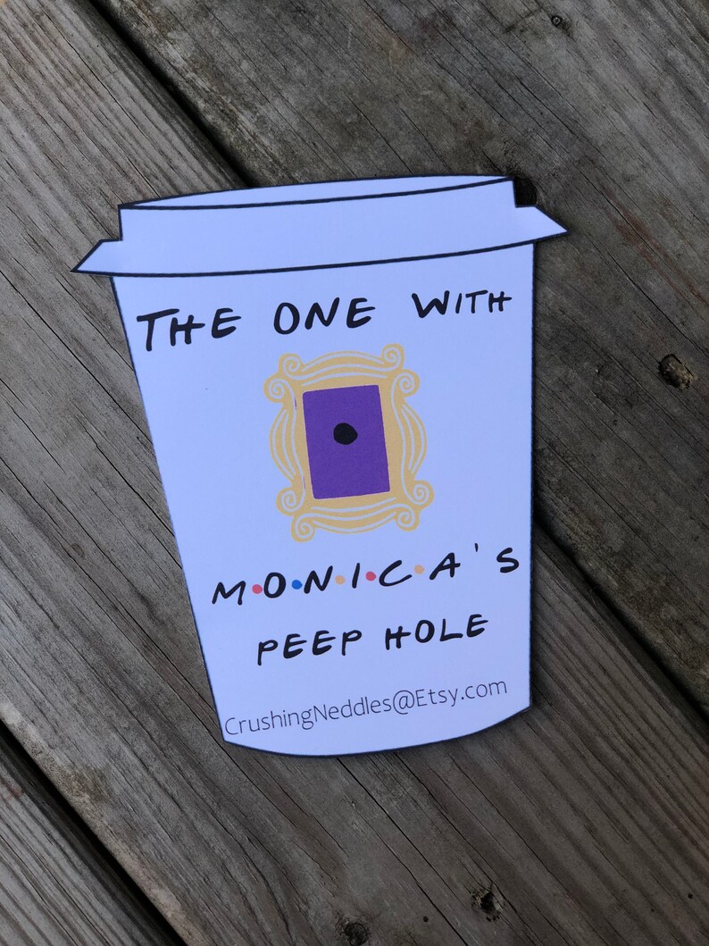 Cozy/crocheted/the One With Monicas Peephole/friends - Etsy
