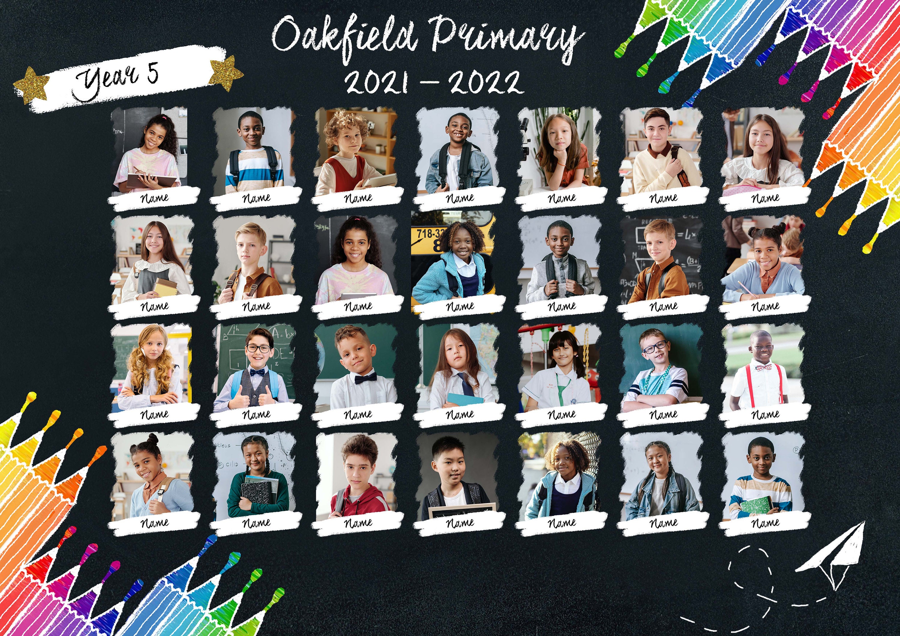 Custom Class Photo, Personalised Class Photo, Class of 2023, School ...