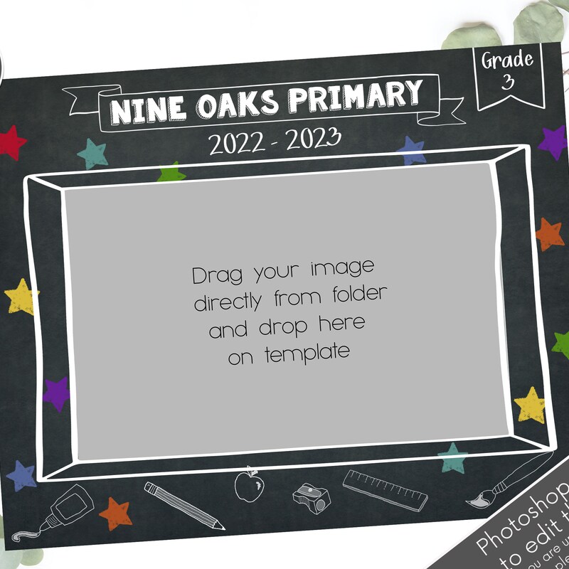 School Picture Frame - Etsy