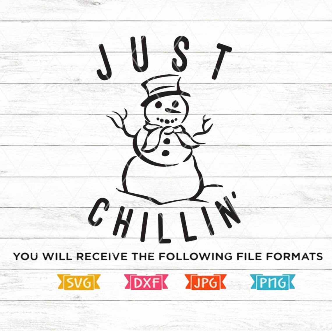 Snowman Just Chillin SVG Snowman Face Christmas Svg Merry - Etsy