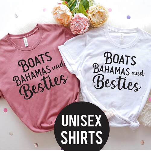 Boats Booze and Besties Shirt Bachelorette Party Shirts - Etsy