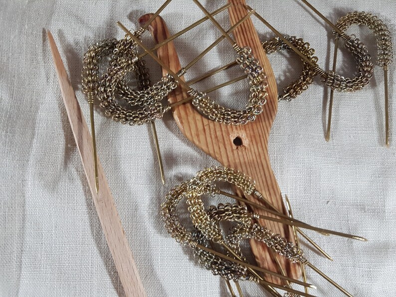 Medieval Brass Hair Pin, Larp Accessories, 14th Century Hairpin - Etsy