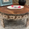 Boho Chakki Table, Vintage Handcarved Indian Grinder Table Decor ...