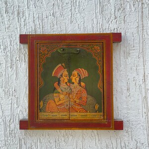 Hand Painted Wooden Window, Indian Vintage Decorative Window, Home ...