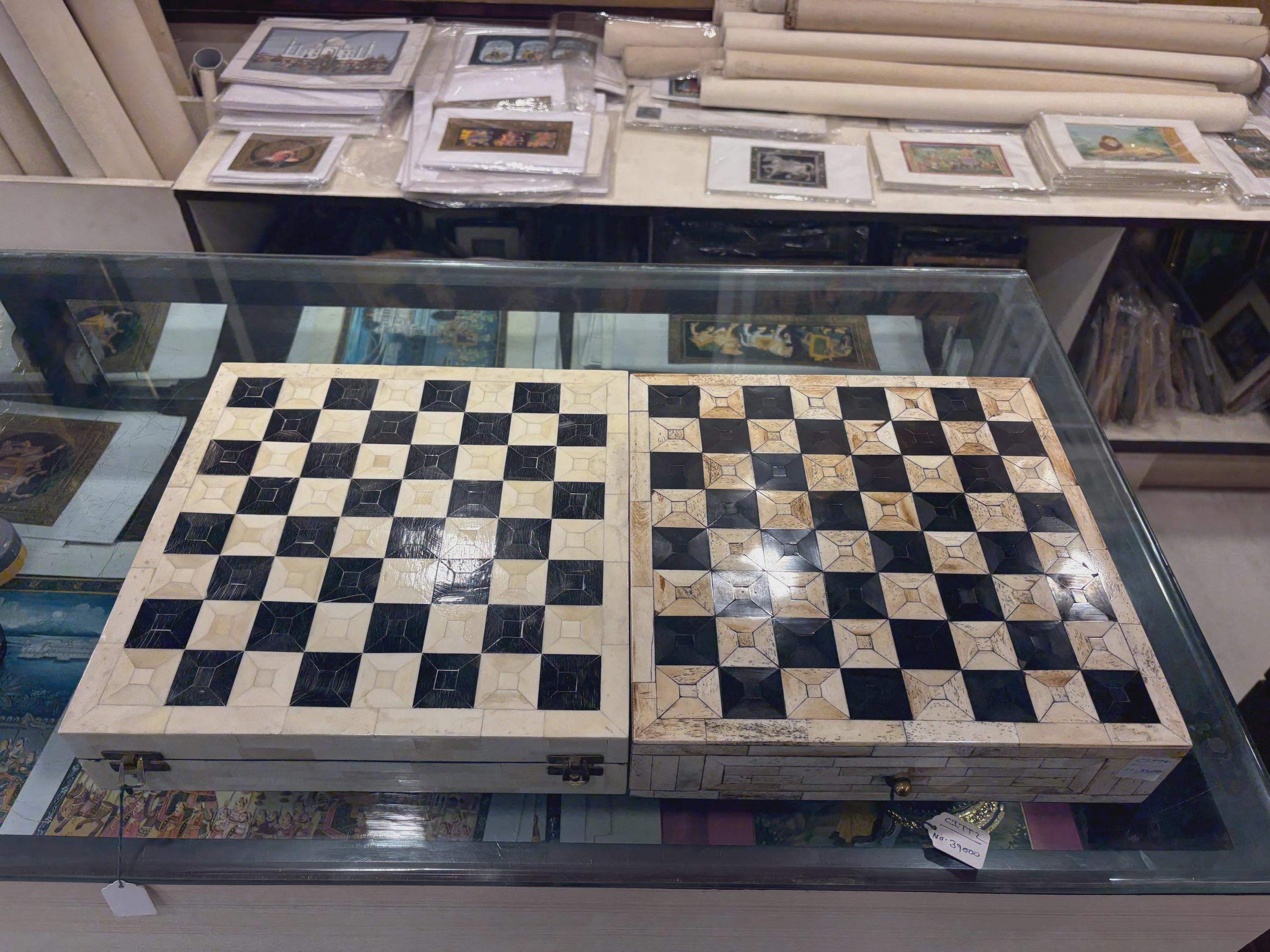 Hand Carved Bone Chess Set, Unique Chess Collection, Premium Hand Made ...