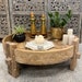 Boho Chakki Table, Vintage Handcarved Indian Grinder Table Decor ...