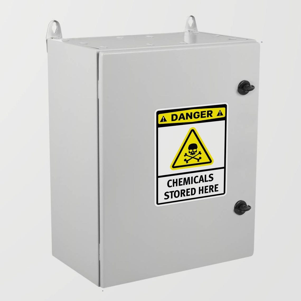 Decal Sticker Danger Chemicals Stored Here Information Sign Safety Sign ...