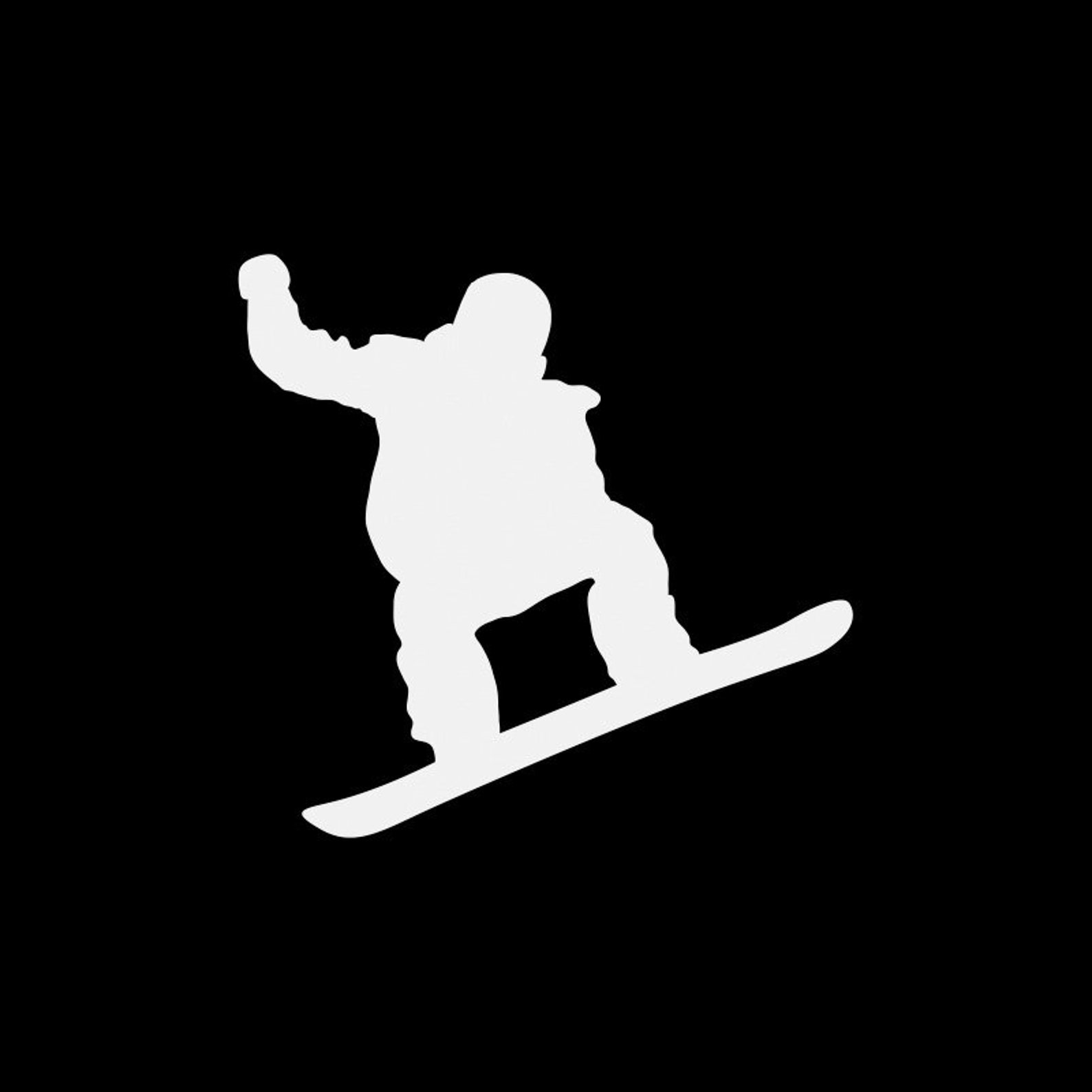 Decal Sticker Snowboard Figure Winter Sports Extreme Snow W9782 - Etsy