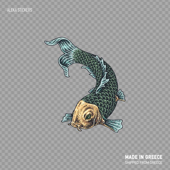 Decal Sticker Japanese Koi Fish Tank Lake Freshwater Fishing - Etsy