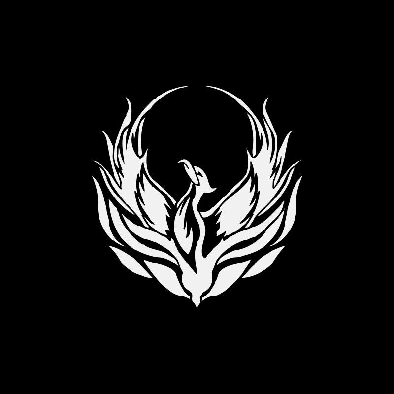 Phoenix Rising Car Decal - Etsy