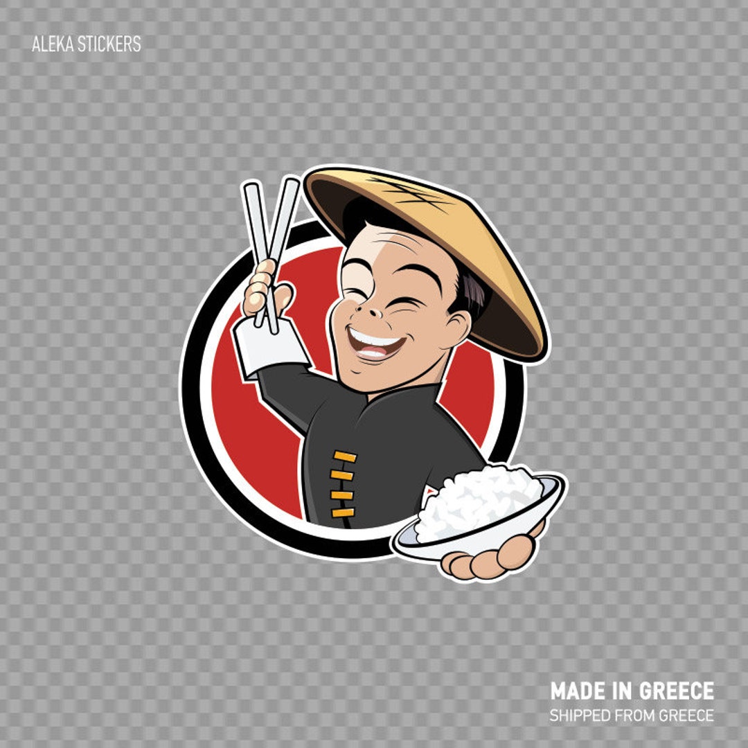 Decal Sticker Chinese Restaurant Decoration Store Hungry Delicious Meal ...