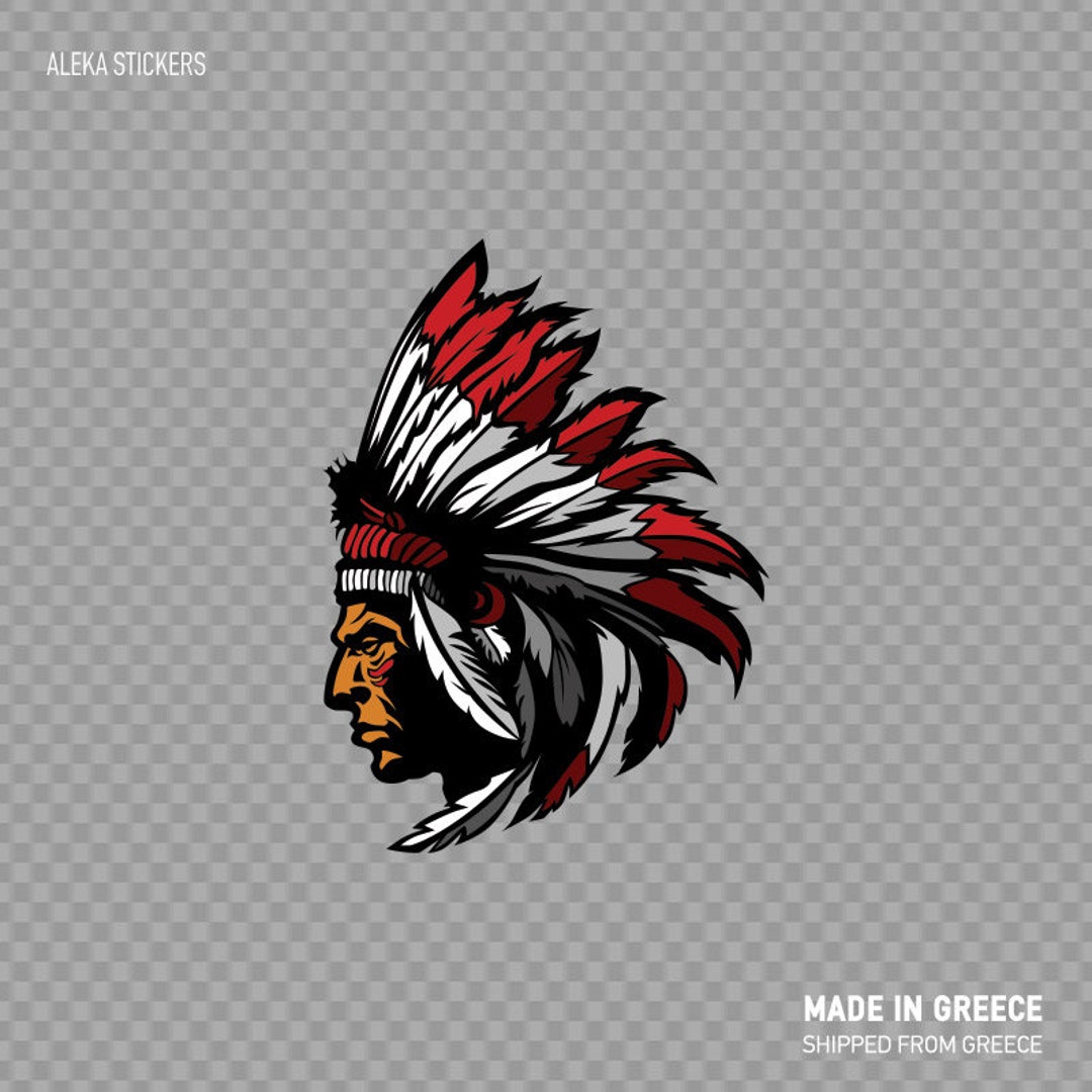 Decal Sticker American Navajo Apache Cherokees Geronimo Chief Combat ...