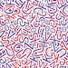 Mosaic Typography Letters Composition for Textile Prints or Poster ...