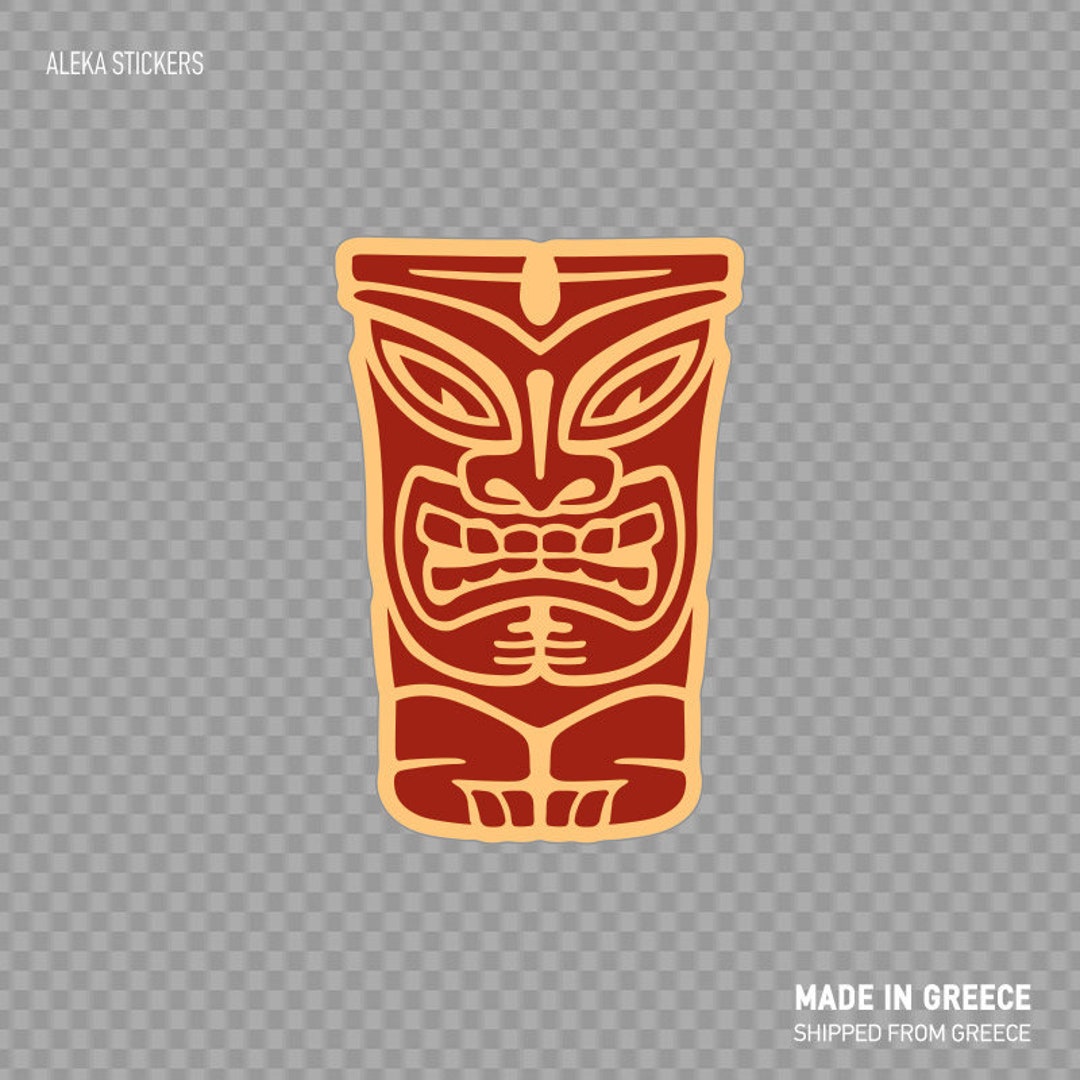 Decal Sticker Ancient Tiki Beach Demon Holiday Kukulkan Mythology ...